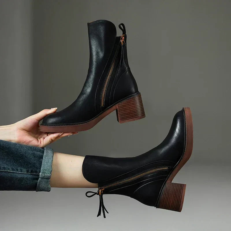 Avalon™ | Leather Ankle Boots – True Northern Essentials